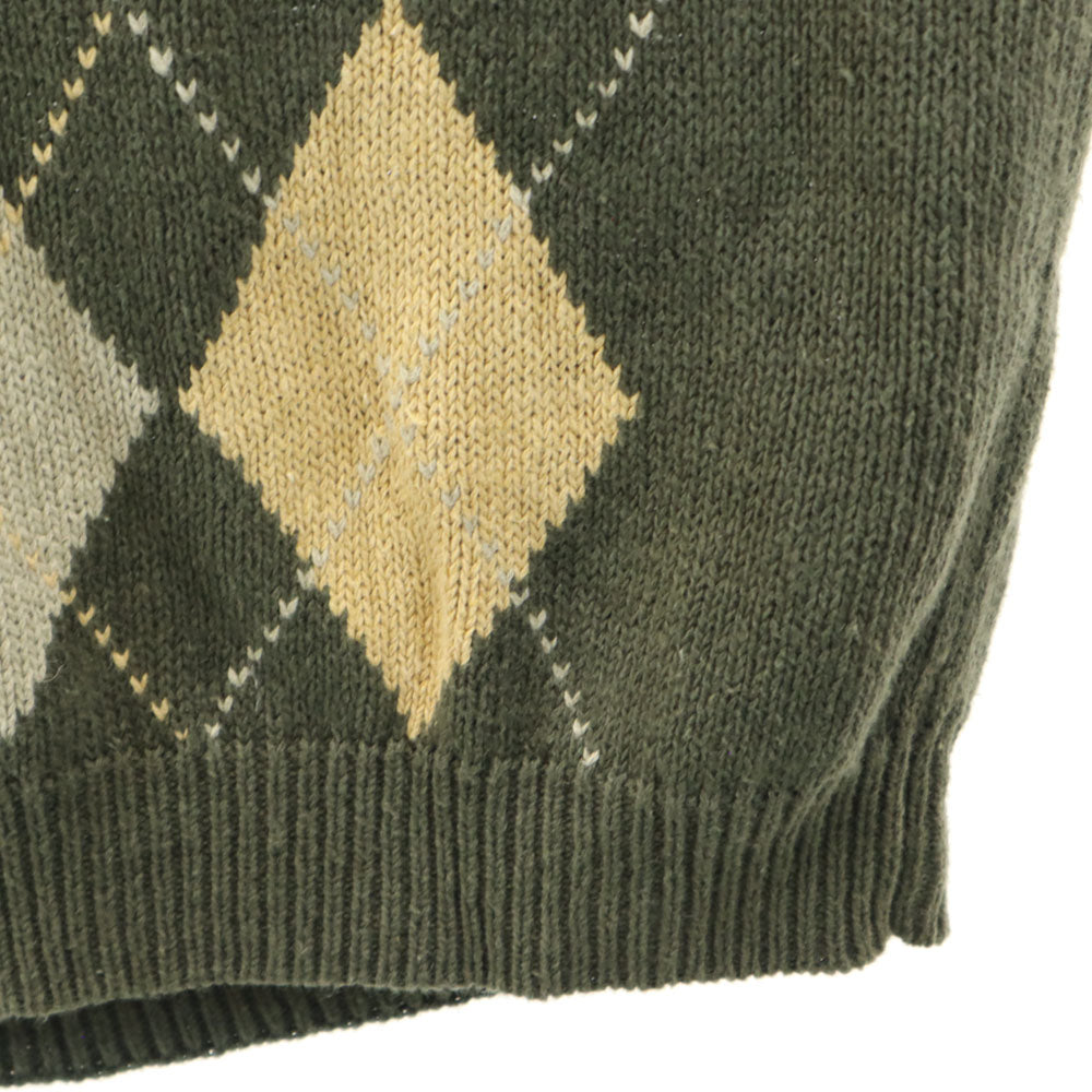 GAP ギャップ 90s リネンブレンド 白タグ オールド アーガイル 長袖